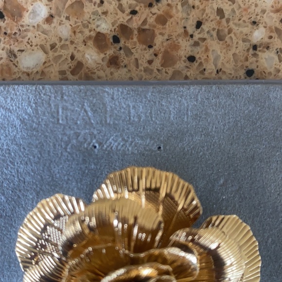 Talbots | Jewelry | Talbots 2k Gold Overlay Flower Pearl Pin Brooch ...